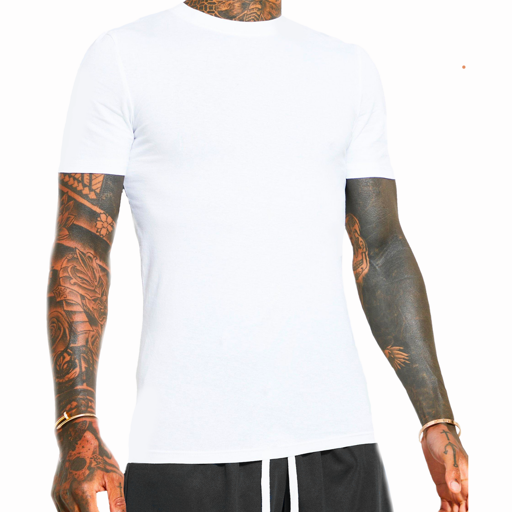 TRAILBLAZER Slim Fit White and Black Tees Crewneck (3 Pack) – Charm Empires
